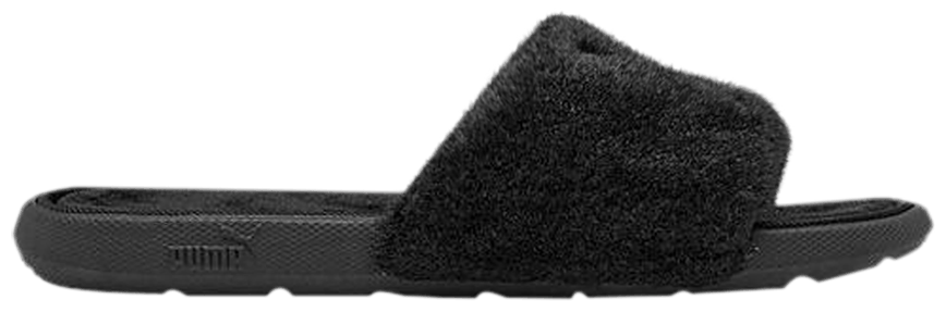 Buy Puma Cool Cat Sport Slide Jr 'Fluffy - Black' - 384273 01 | GOAT