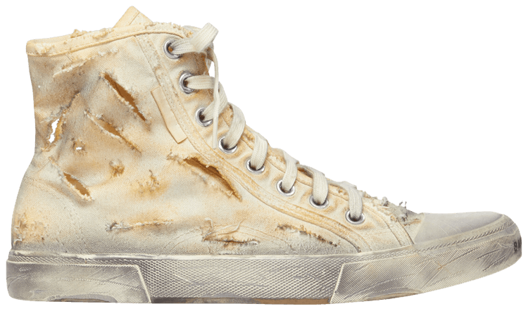 Buy Balenciaga Paris High 'Destroyed - White' - 726176 W3RCD Buy Balenciaga Paris High 'Destroyed - White' - 726176 W3RCD