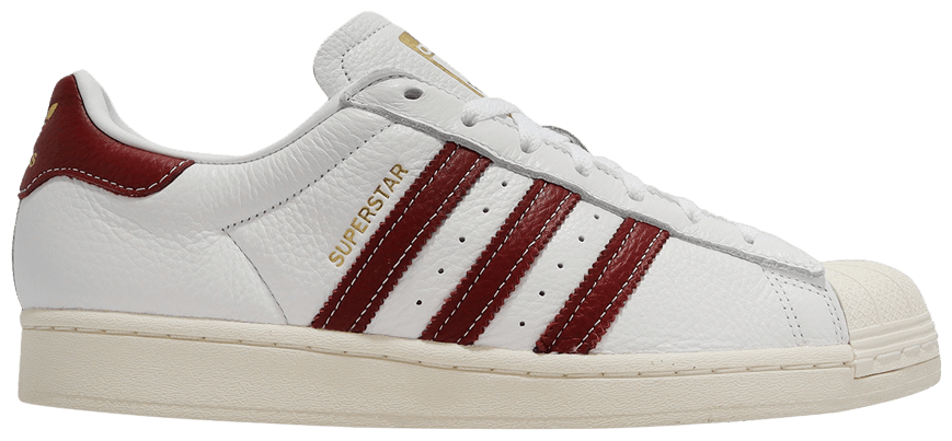 Buy Adidas Superstar 'White Collegiate Burgundy' - GZ1603 | GOAT