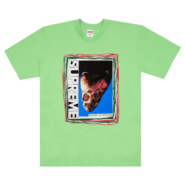 Buy Supreme Mask Tee 'Lime' - SS22T54 LIME | GOAT