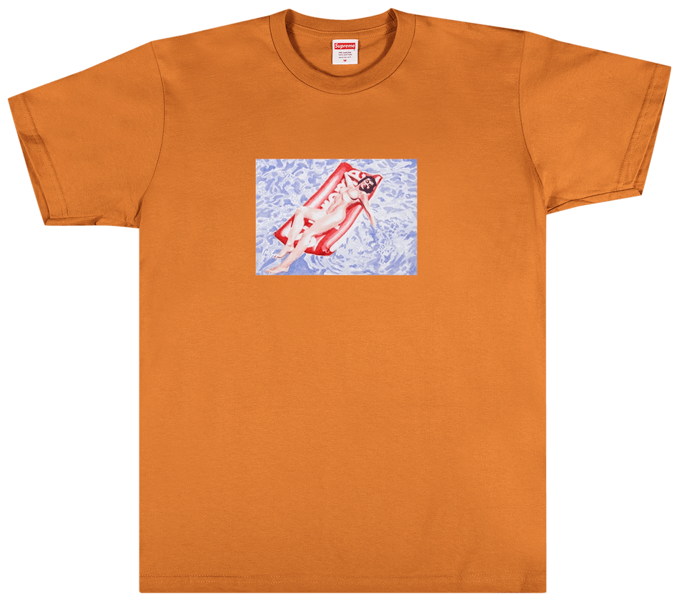 Buy Supreme Float Tee 'Burnt Orange' - SS22T73 BURNT ORANGE | GOAT UK