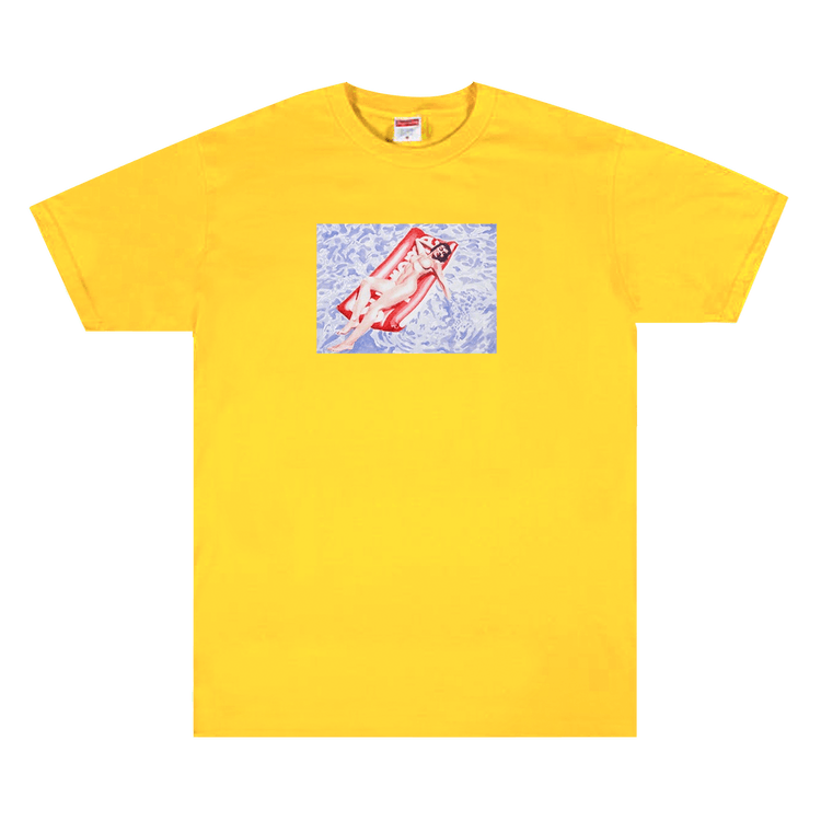 Buy Supreme Float Tee 'Yellow' - SS22T73 YELLOW | GOAT