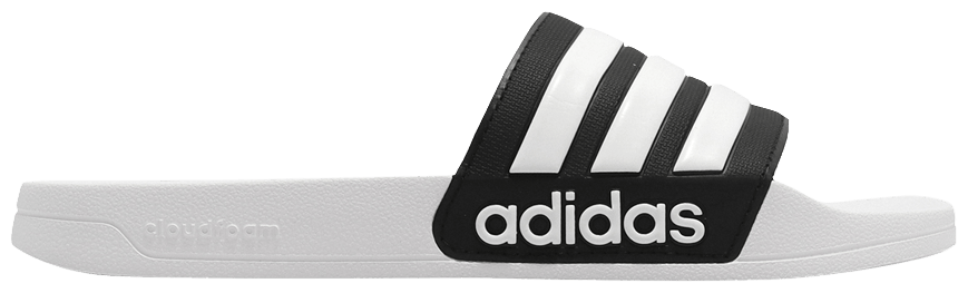 Buy Adidas Adilette Shower Slide 'White Black' - GZ3773 | GOAT