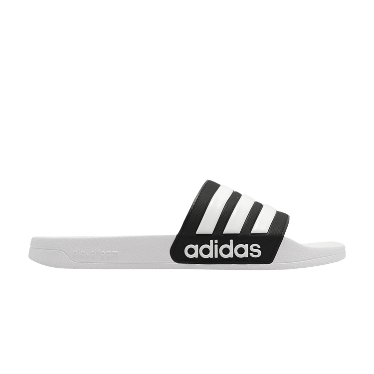 Buy Adidas Adilette Shower Slide 'White Black' - GZ3773 | GOAT