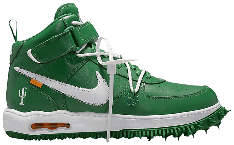 Off-White x Air Force 1 Mid SP Leather 'Pine Green' | GOAT