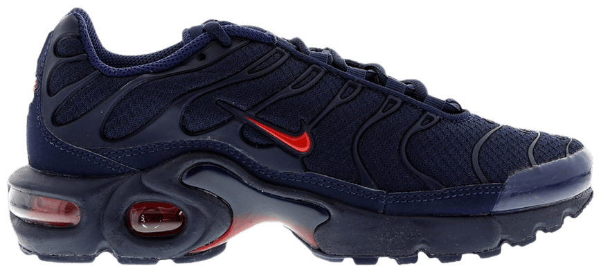 Buy Nike Air Max Plus GS 'Midnight Navy Challenge Red' - 655020 464 | GOAT