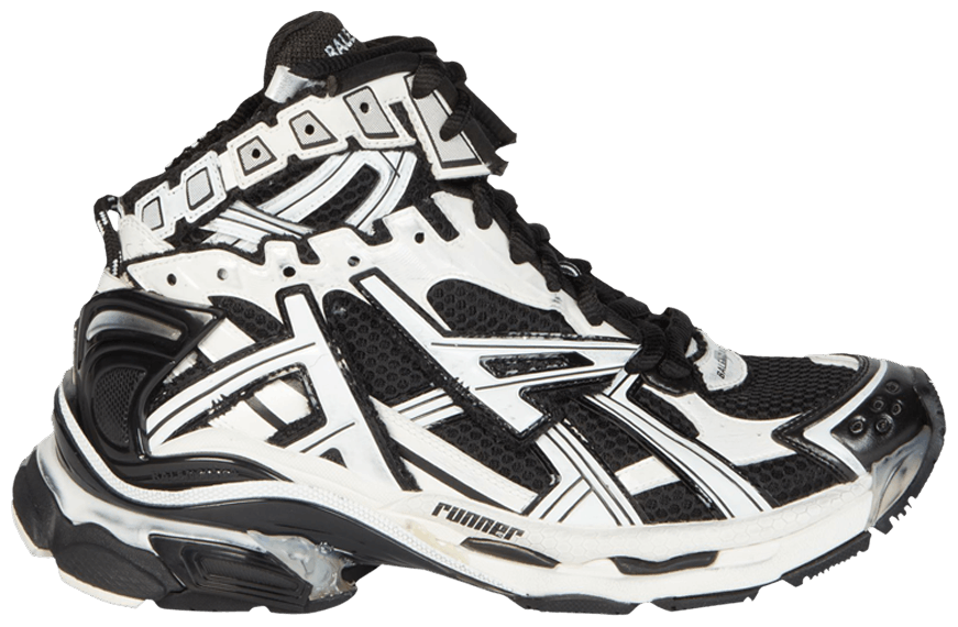 Buy Balenciaga Runner High 'White Black' - 695764 W3RH2 9010 | GOAT