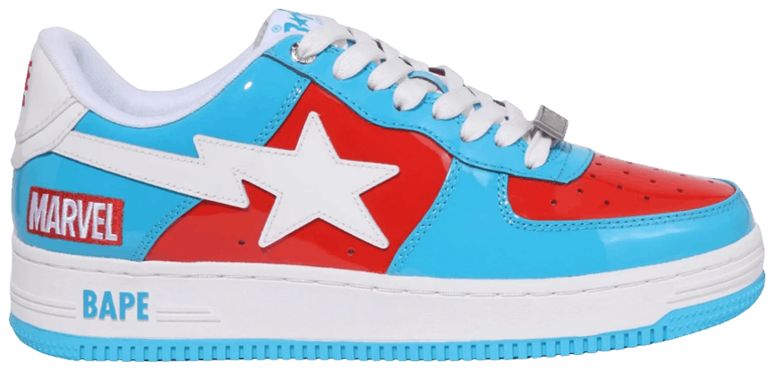 Buy Marvel x Bapesta 'Captain America' - 1I73191903 | GOAT
