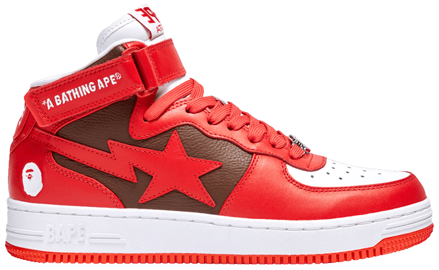 Buy Bapesta Mid #2 'Red' - 1I20191010 RED | GOAT