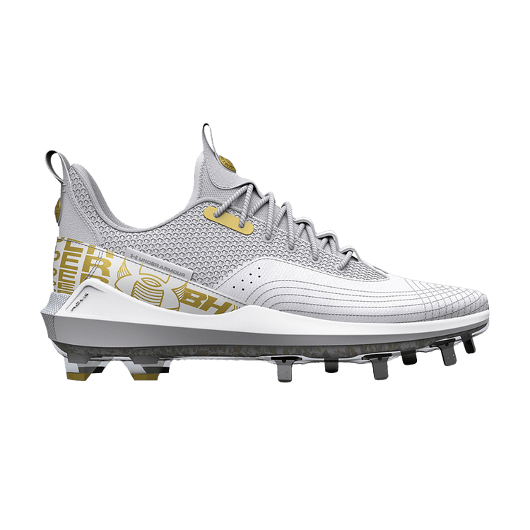 Buy Under Armour Harper 7 Low ST 'White Metallic Gold' - 3025582 100 | GOAT