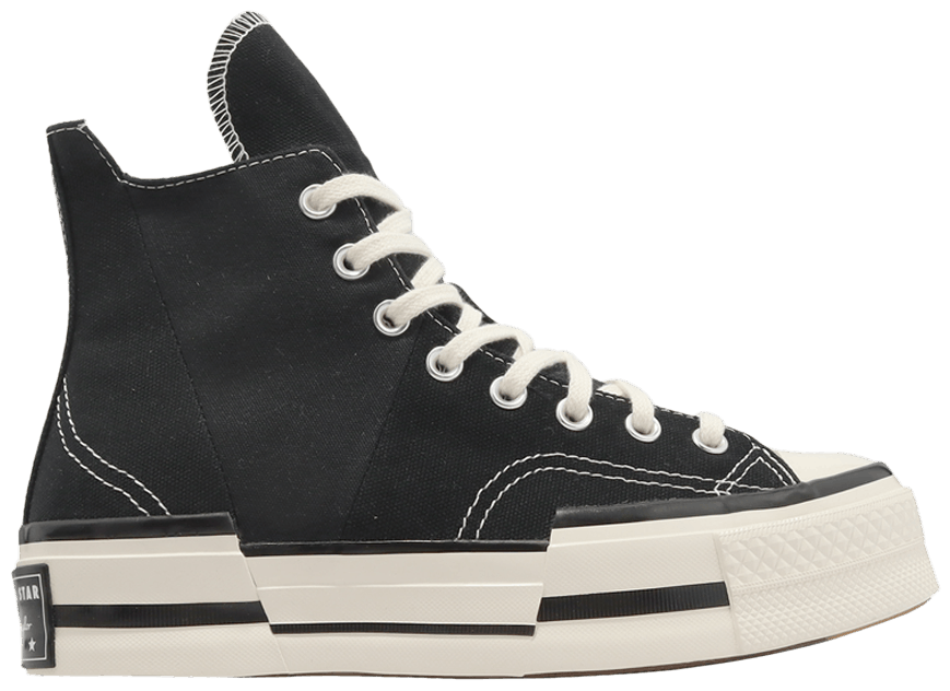 Buy Chuck 70 Plus High 'Black White' - A00916C - Black | GOAT