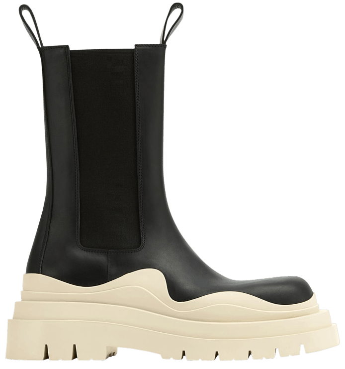 Buy Bottega Veneta Wmns Tire Boot 'Black Sea Salt' - 630297 VBS50 1369 ...