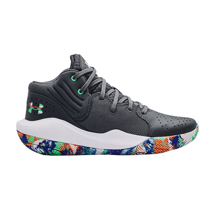 Buy Under Armour Jet '21 GS 'Pitch Grey Antifreeze' - 3024794 111 | GOAT