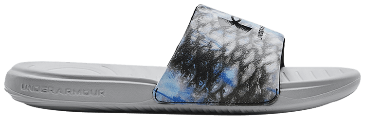 Buy Under Armour Ansa Graphic Slide 'Fish Scale' - 3024434 407 | GOAT