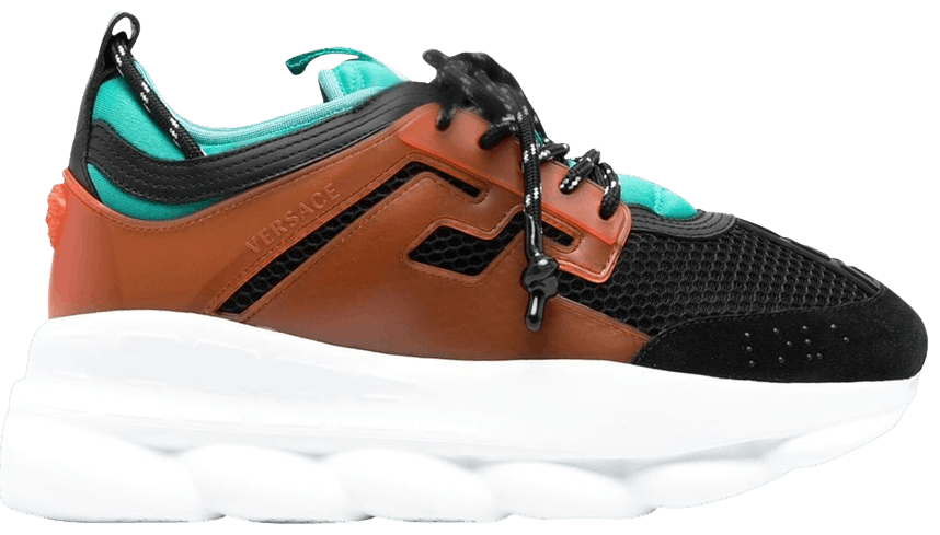 Buy Versace Chain Reaction 'Orange Green' - DSU7071E D7CTG 2BA00 | GOAT