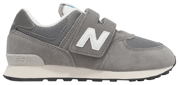 Buy 574 New-B Hook & Loop Little Kid Wide 'Gunmetal' - PV574HT1 W | GOAT