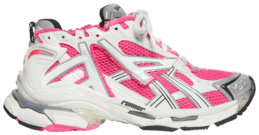 Buy Balenciaga Wmns Runner Sneaker 'White Neon Pink' - 677402 W3RBN ...