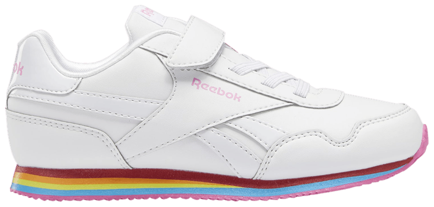 Buy Reebok Royal Classic Jog 3 1V Little Kid 'Rainbow' - GW3752 | GOAT