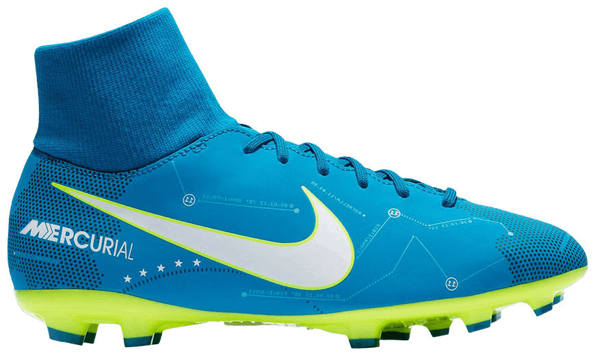 Buy Nike Neymar Jr. x Mercurial Victory 6 DF FG GS 'Blue Orbit Volt' - 921486 400 | GOAT