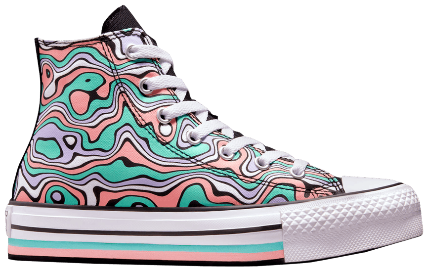 Buy Chuck Taylor All Star Lift Platform High GS 'Color Swirl' - A02483C ...