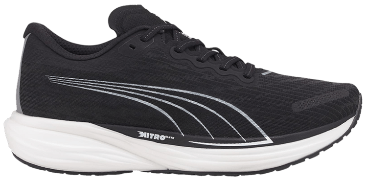 Buy Puma Deviate Nitro 2 Wide 'Black White' - 377484 01 | GOAT