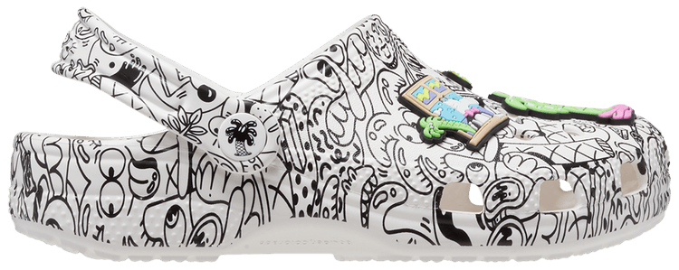 Buy Crocs Steven Harrington x Classic Clog Kids 'Quickstrike - White ...