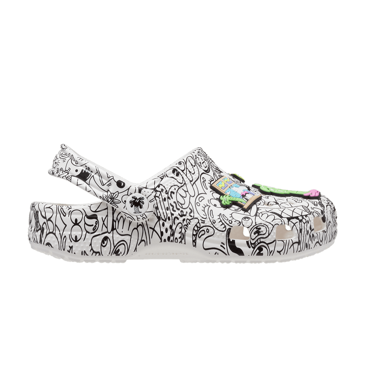 Buy Steven Harrington x Crocs Classic Clog Toddler 'Quickstrike - White ...