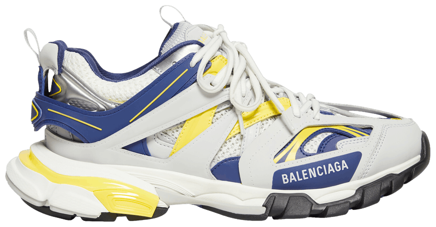 Buy Balenciaga Track Sneaker 'White Dark Blue Yellow' - 542023 W3AC4 ...