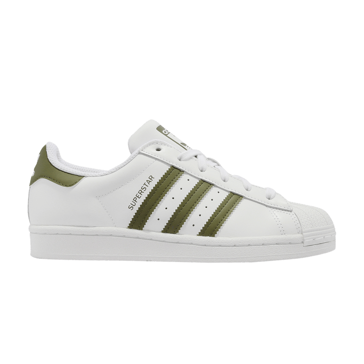 Buy Superstar 'White Focus Olive' - HP5501 | GOAT