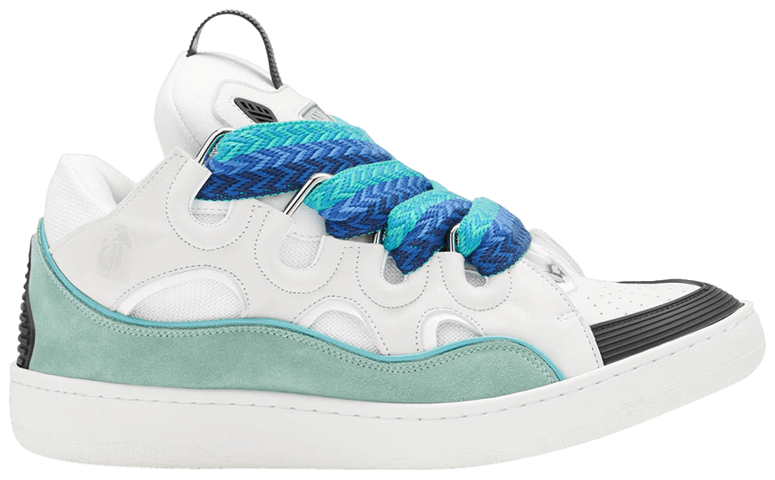 Buy Lanvin Curb Sneakers 'White Green' - FM SKRK11 DRAG H220040 | GOAT