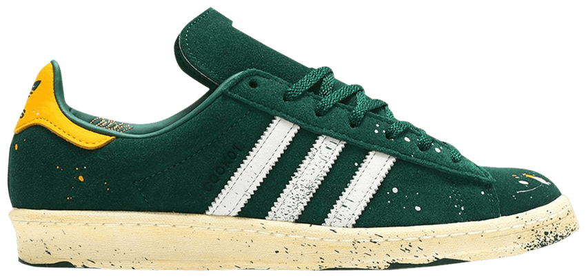 Buy COOK x adidas Campus 80 'Paint Splatter - Dark Green' - GY7005 | GOAT