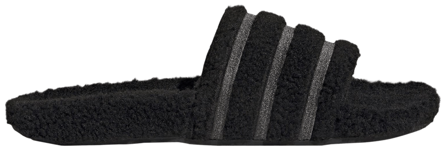 Buy Adilette Cozy Slide 'Black Grey' - H06452 | GOAT