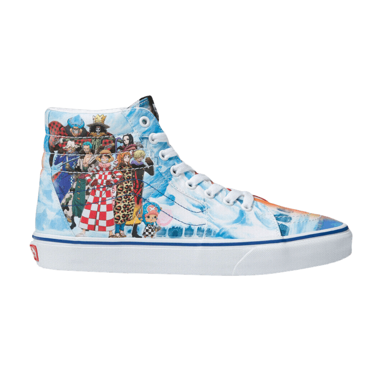 Buy One Piece x Vans Sk8-Hi 'Punk Hazard' - VN0007NS448 | GOAT