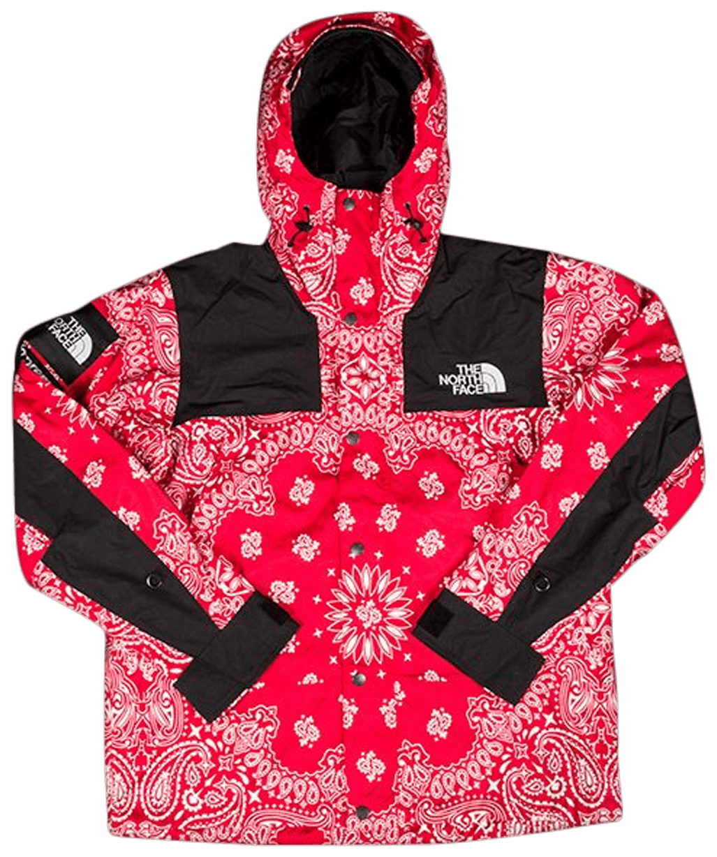 Buy Supreme x The North Face Bandana Mountain Jacket 'Red' - FW14J2 RED ...