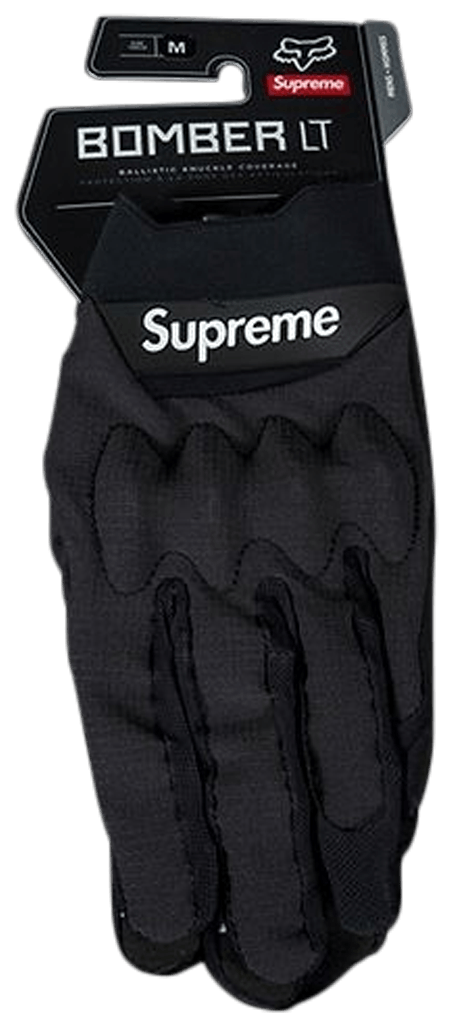 Buy Supreme x Fox Racing Bomber Lt Gloves 'Black' - SS18A7 BLACK | GOAT