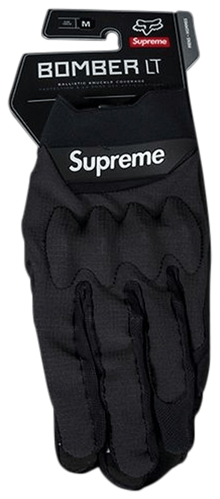 Buy Supreme x Fox Racing Bomber Lt Gloves 'Black' - SS18A7 BLACK | GOAT