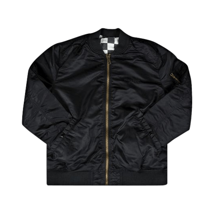 Buy Supreme Reversible Checkered MA-1 'Black' - SS16J15 BLACK | GOAT AE