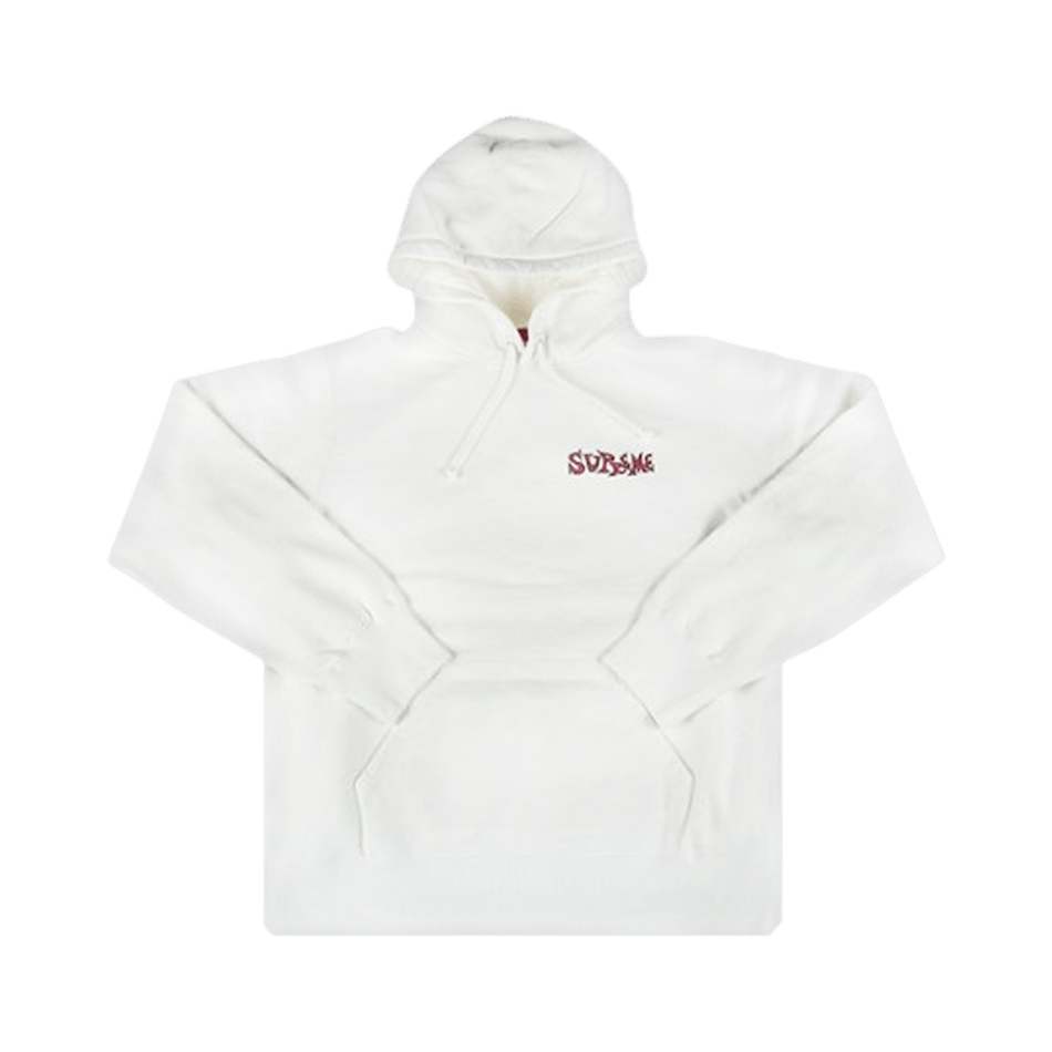 Buy Supreme Portrait Hooded Sweatshirt 'White' - FW18SW97 WHITE | GOAT