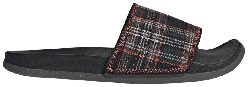 Buy Adidas Adilette Comfort Slide 'Black Plaid' - GY2488 | GOAT