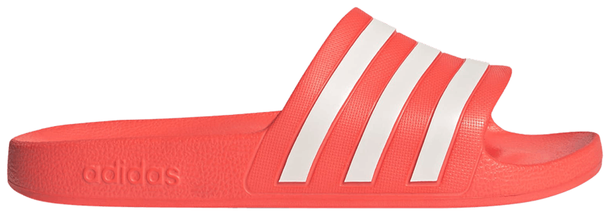 Buy Adidas Adilette Aqua Slide 'Solar Red White' - GZ5235 | GOAT
