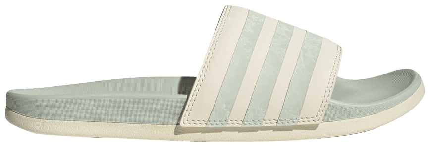 Buy Wmns Adilette Comfort Slide 'White Linen Green' - H03620 | GOAT