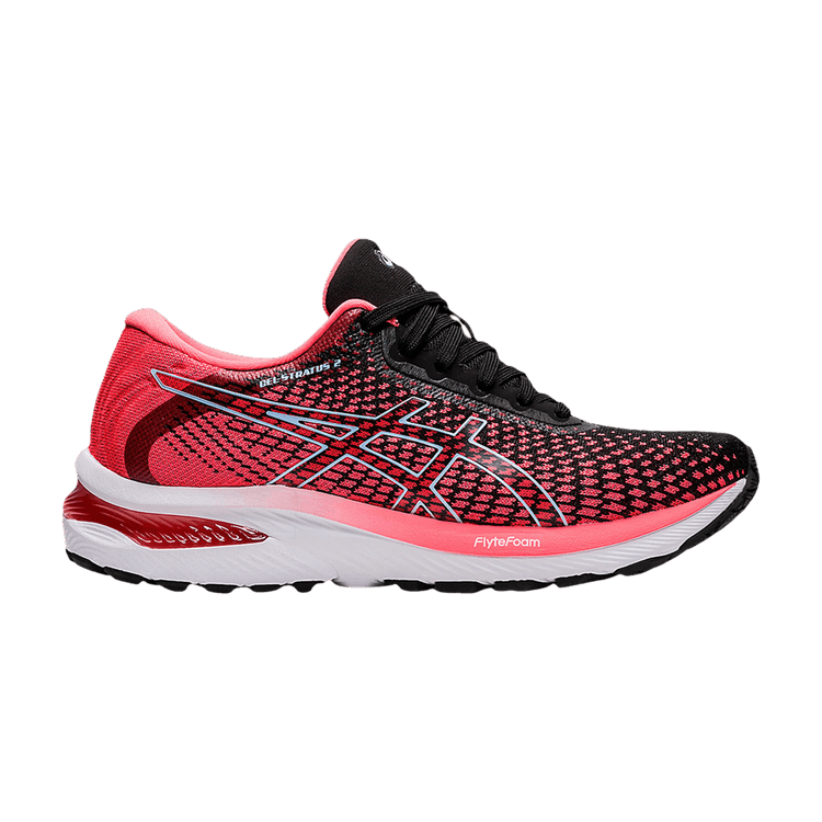 Buy Wmns Gel Stratus 2 Knit 'Blazing Coral Black' - 1012B224 700 | GOAT