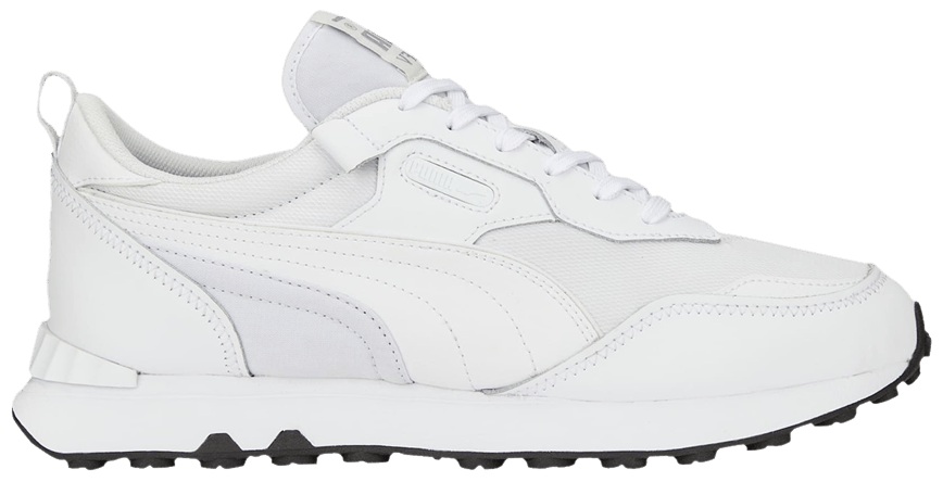 Buy Puma Rider FV Leather 'White Black' - 387172 02 | GOAT