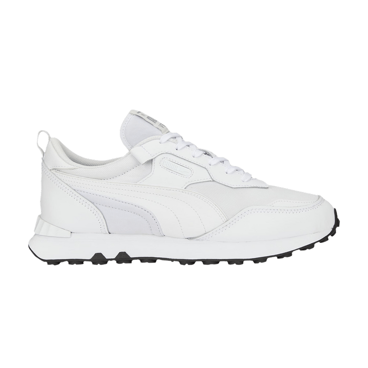 Buy Puma Rider FV Leather 'White Black' - 387172 02 | GOAT
