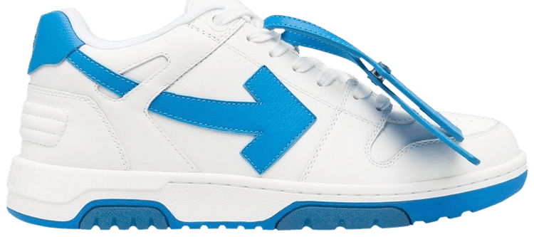 Buy Off-White Out of Office 'White Blue' - OMIA189F22LEA001 0145 | GOAT