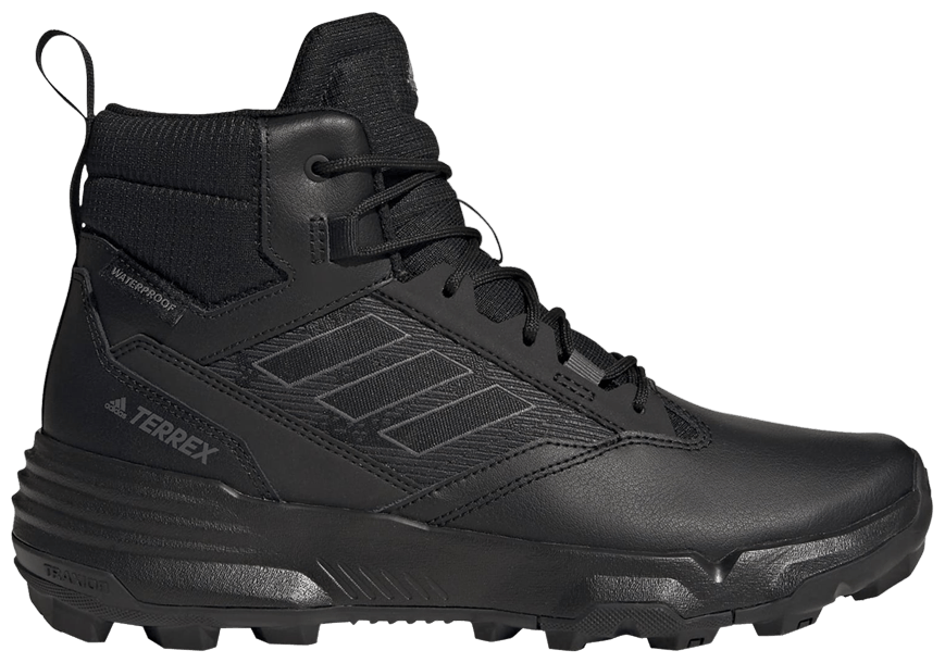 Buy adidas Terrex Unity Leather Mid Rain.RDY 'Black Grey' - GZ3325 | GOAT