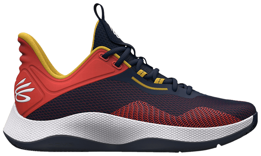 Buy Curry HOVR Splash 'Midnight Navy Orange' - 3025636 400 | GOAT