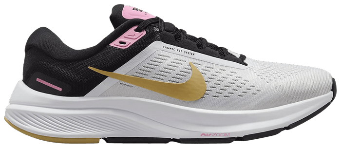 Buy Nike Wmns Air Zoom Structure 24 'White Black Wheat Gold' - DA8570 ...