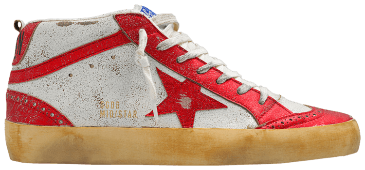 Buy Golden Goose Wmns Mid Star 'Wave Sparkle - Red' - GWF00122 F004250 ... Buy Golden Goose Wmns Mid Star 'Wave Sparkle - Red' - GWF00122 F004250 ...