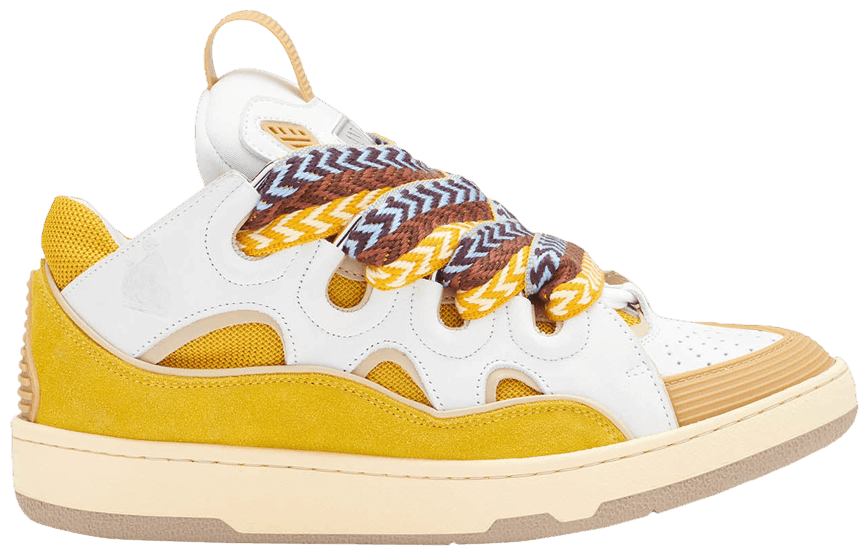 Buy Lanvin Wmns Curb Sneakers 'White Yellow' - FW SKDK02 DRAG H220080 ...